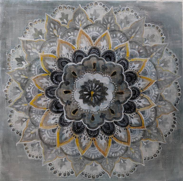 mandala Painting by Danhui Nai | Saatchi Art