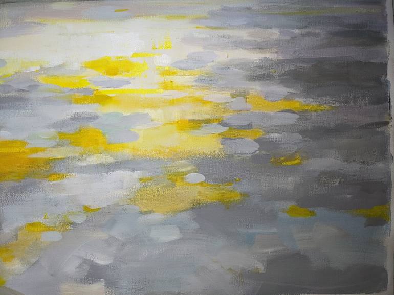 Sunup on the Sea Painting by Danhui Nai | Saatchi Art