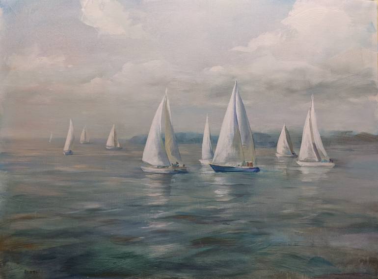 Setting Sail Painting by Danhui Nai | Saatchi Art