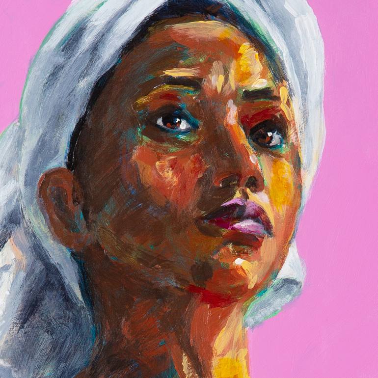 Nota Mu pregnant Painting by Pictor Mulier | Saatchi Art