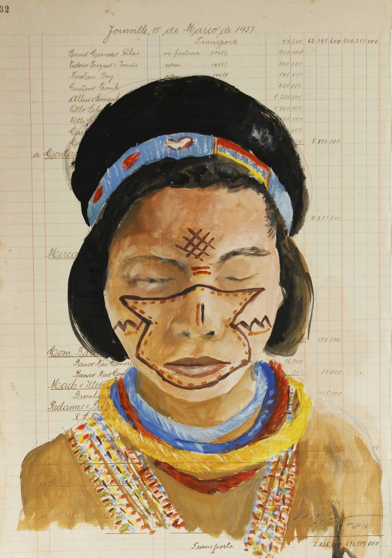 Amerindios Painting by Diego De Los Campos | Saatchi Art