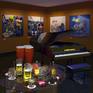 MAGIC LIGHTS IN THE PUB Painting by JUAN AGUIRRE | Saatchi Art