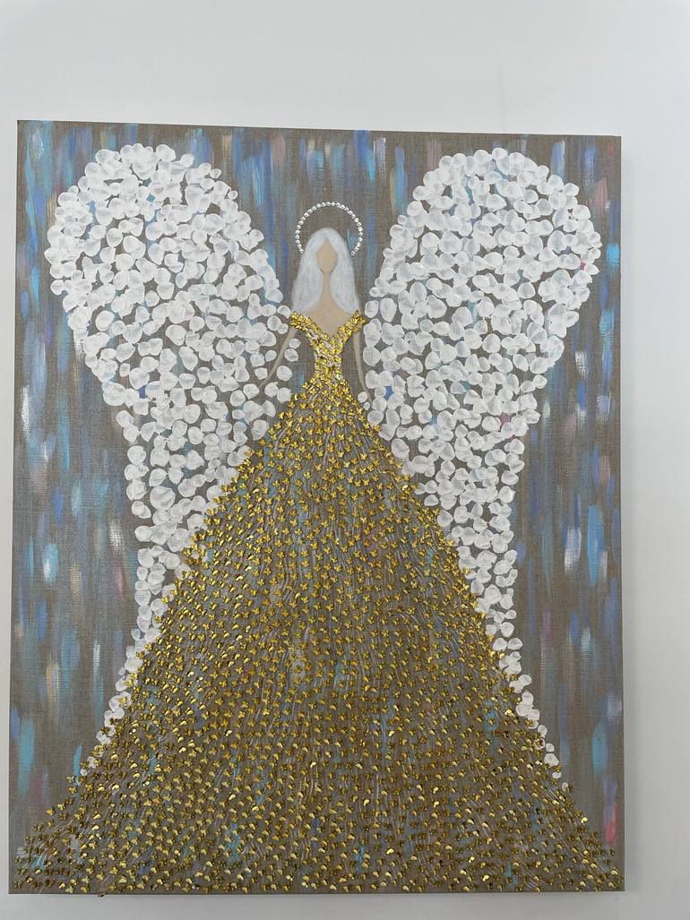 Fade into gold Painting by Dianna Cosma | Saatchi Art